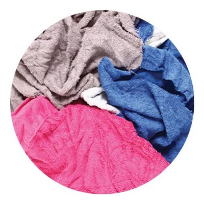 Professional Coloured Towel Rags Cleaning Wipers