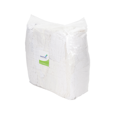 White Cotton Rags 10kg Bag Or Box | White Rags Bulk | Wipers